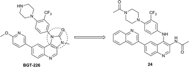 Novel quinoline-derived mTOR inhibitors with remarkable enzymatic and cellular activities ...