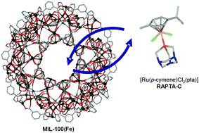 RAPTA-C incorporation and controlled delivery from MIL-100(Fe ...