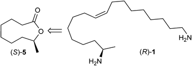 Efficient synthesis of (R)-harmonine – the toxic principle of the ...