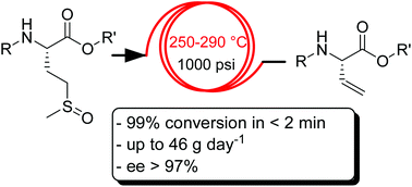 Continuous-flow thermolysis for the preparation of vinylglycine ...