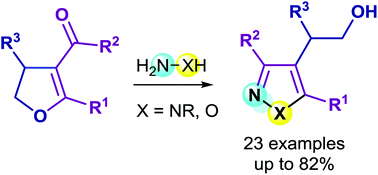 Simple assembly of polysubstituted pyrazoles and isoxazoles via ring ...