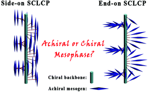 Side chain liquid crystalline polymers with an optically active ...