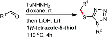 A straightforward synthesis of alkyl 1H-tetrazol-5-yl thioethers via a ...