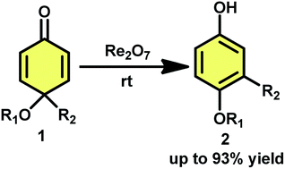 Re2O7 catalyzed dienone-phenol rearrangement - RSC Advances (RSC ...