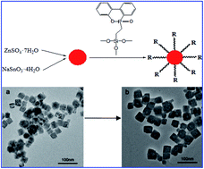 Preparation of zinc hydroxystannate nanocomposites coated by ...