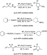 On the understanding of BF3·Et2O-promoted intra- and intermolecular ...