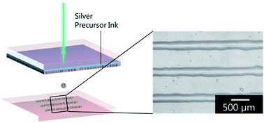 Laser-induced forward transfer of high-viscosity silver precursor ink ...