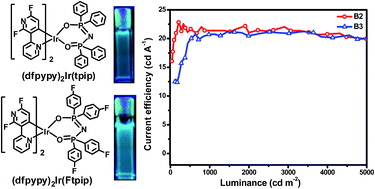 Two blue iridium complexes for efficient electroluminescence with low ...