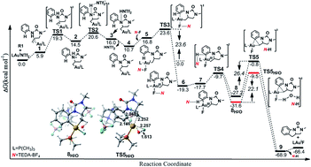 Theoretical investigation of gold-catalyzed oxidative Csp3–Csp2 bond ...
