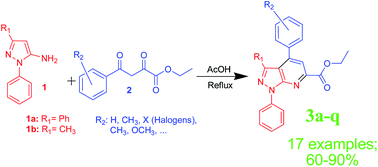 Facile, novel and efficient synthesis of new pyrazolo[3,4-b]pyridine ...