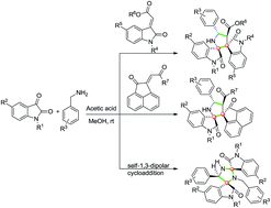 Acetic acid promoted tandem cyclization of in situ generated 1,3 ...