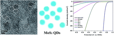 Monolayer MoS2 quantum dots as catalysts for efficient hydrogen ...