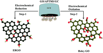 Functional holey graphene oxide: a new electrochemically transformed ...