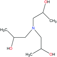 Experimental and theoretical studies of triisopropanolamine as an ...