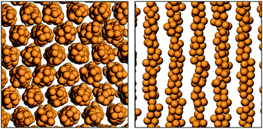 Formation of a columnar liquid crystal in a simple one-component system ...