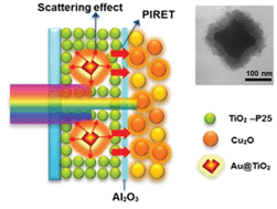 A hybrid photoelectrode with plasmonic Au@TiO2 nanoparticles for ...