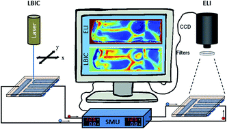 Locally resolved large scale phase separation in polymer:fullerene ...