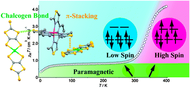 Novel Fe(ii) spin crossover complexes involving a chalcogen-bond and π ...