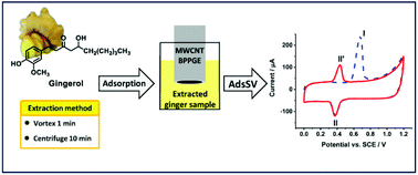 Electrochemical detection and quantification of gingerol species in ...
