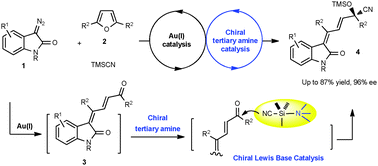 Asymmetric sequential Au(i)/chiral tertiary amine catalysis: an enone ...