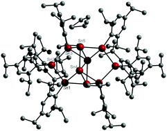 Synthesis and solid state structure of a metalloid tin cluster [Sn10 ...