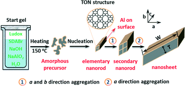 Synthesis and crystal growth mechanism of ZSM-22 zeolite nanosheets ...