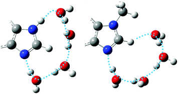Water bridges anchored by a C–H⋯O hydrogen bond: the role of weak ...