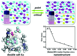 Dynamic phase change and local structures in IL-containing mixtures ...