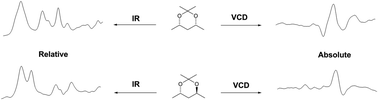 Vibrational spectroscopy as a direct stereochemical probe for ...
