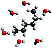 Water and hexane in an ionic liquid: computational evidence of ...