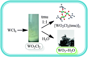 Synthesis of a highly reactive form of WO2Cl2, its conversion into ...