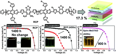 Dopant-free polymeric hole transport materials for highly efficient and stable perovskite solar ...