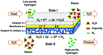 H2S-tolerant oxygen-permeable ceramic membranes for hydrogen separation ...