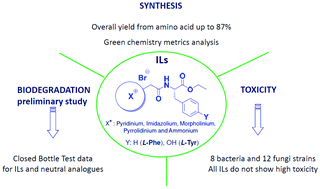 Synthesis of a series of amino acid derived ionic liquids and tertiary ...