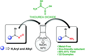 A metal free reduction of aryl-N-nitrosamines to the corresponding ...