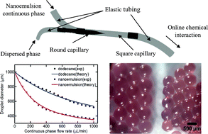 Droplet microfluidics with a nanoemulsion continuous phase - Lab on a ...