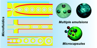 Microfluidic production of multiple emulsions and functional ...