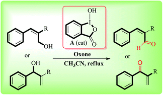 Hypervalent iodine catalysis for selective oxidation of Baylis–Hillman ...