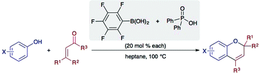 Boronic acid/Brønsted acid co-catalyst systems for the synthesis of 2H ...