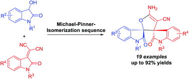 A DBU-catalyzed Michael–Pinner–isomerization cascade reaction of 3 ...