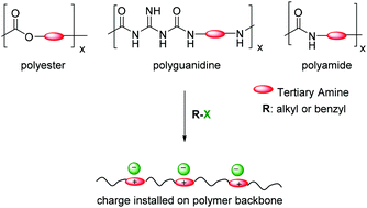 Simple and cost-effective polycondensation routes to antimicrobial ...