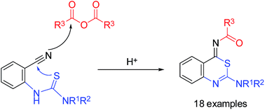 In situ generation and trapping of thioimidates: an intermolecular ...