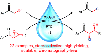 High-yielding aqueous synthesis of chloroacetophenones and aroyl ...