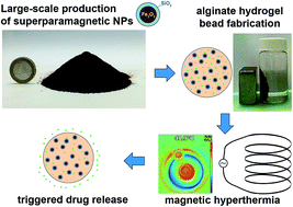 Highly scalable production of uniformly-coated superparamagnetic ...