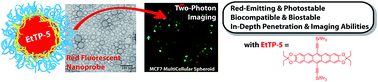 Red-emitting, EtTP-5-based organic nanoprobes for two-photon imaging in ...