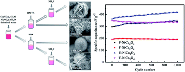 Facile synthesis of three-dimensional NiCo2O4 with different morphology ...