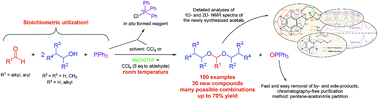 Diverse acetals from stoichiometric amounts of aldehydes and alcohols ...