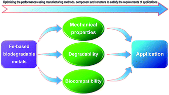 Advances in Fe-based biodegradable metallic materials - RSC Advances ...