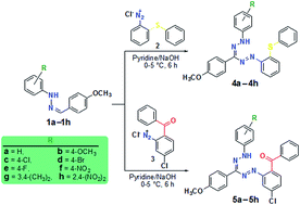 Novel formazan derivatives containing phenylsulfanyl and carbonyl units ...