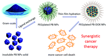 Facile synthesis of Prussian blue nanoparticles as pH-responsive drug ...